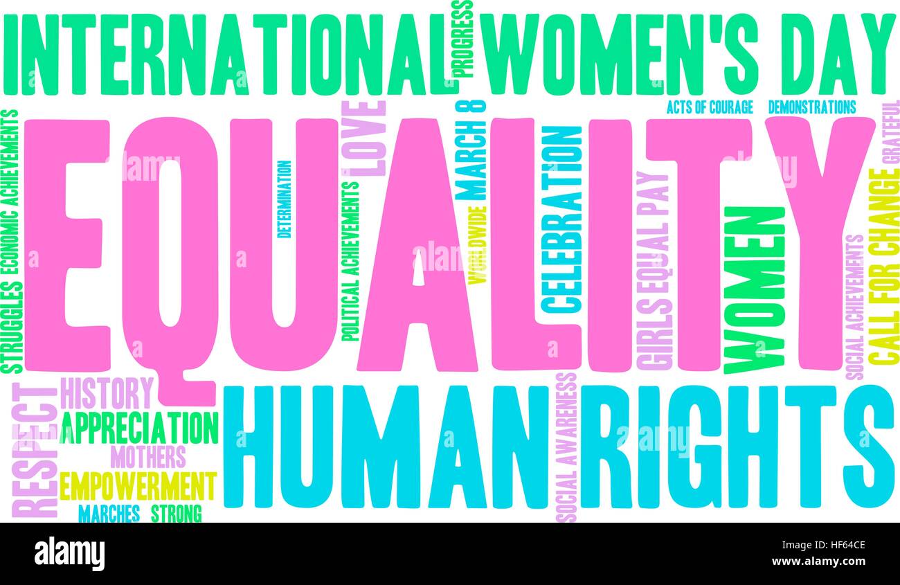 Equality word cloud on a white background Stock Vector Image & Art - Alamy