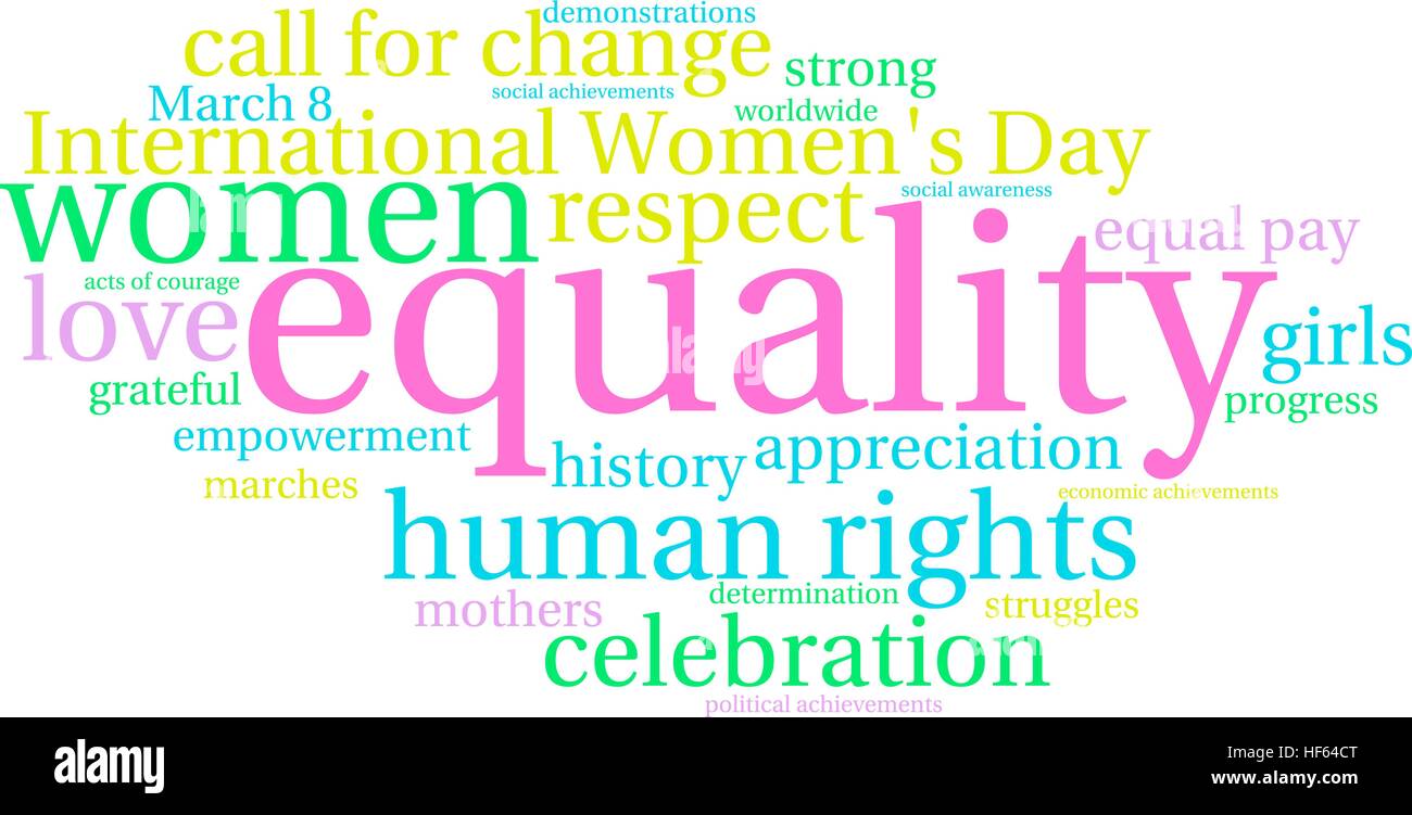 Equality word cloud on a white background Stock Vector Image & Art - Alamy