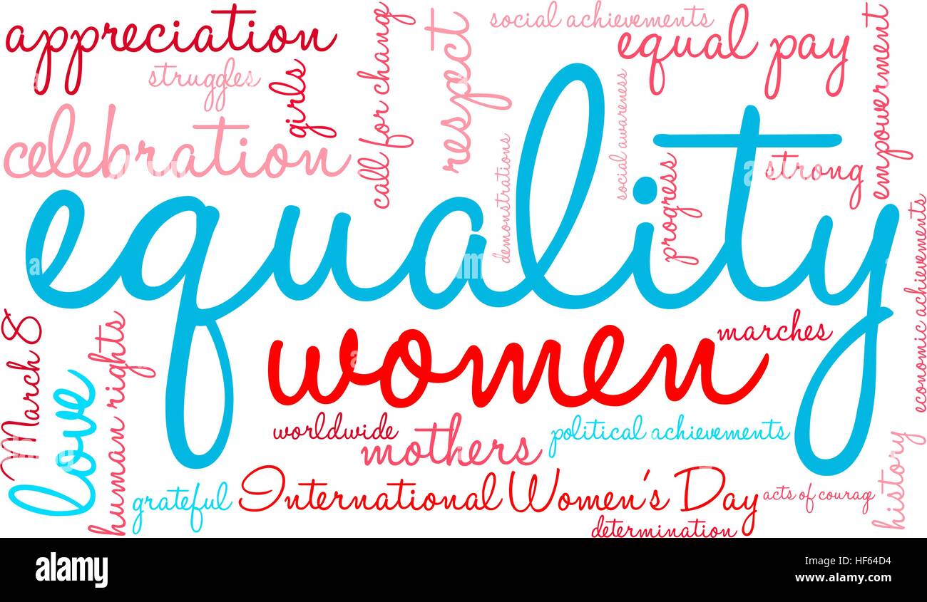 Equality word cloud on a white background Stock Vector Image & Art - Alamy