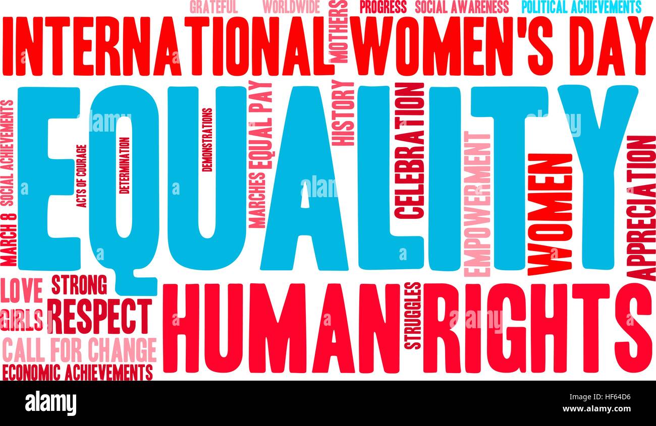 Equality word cloud on a white background Stock Vector Image & Art - Alamy