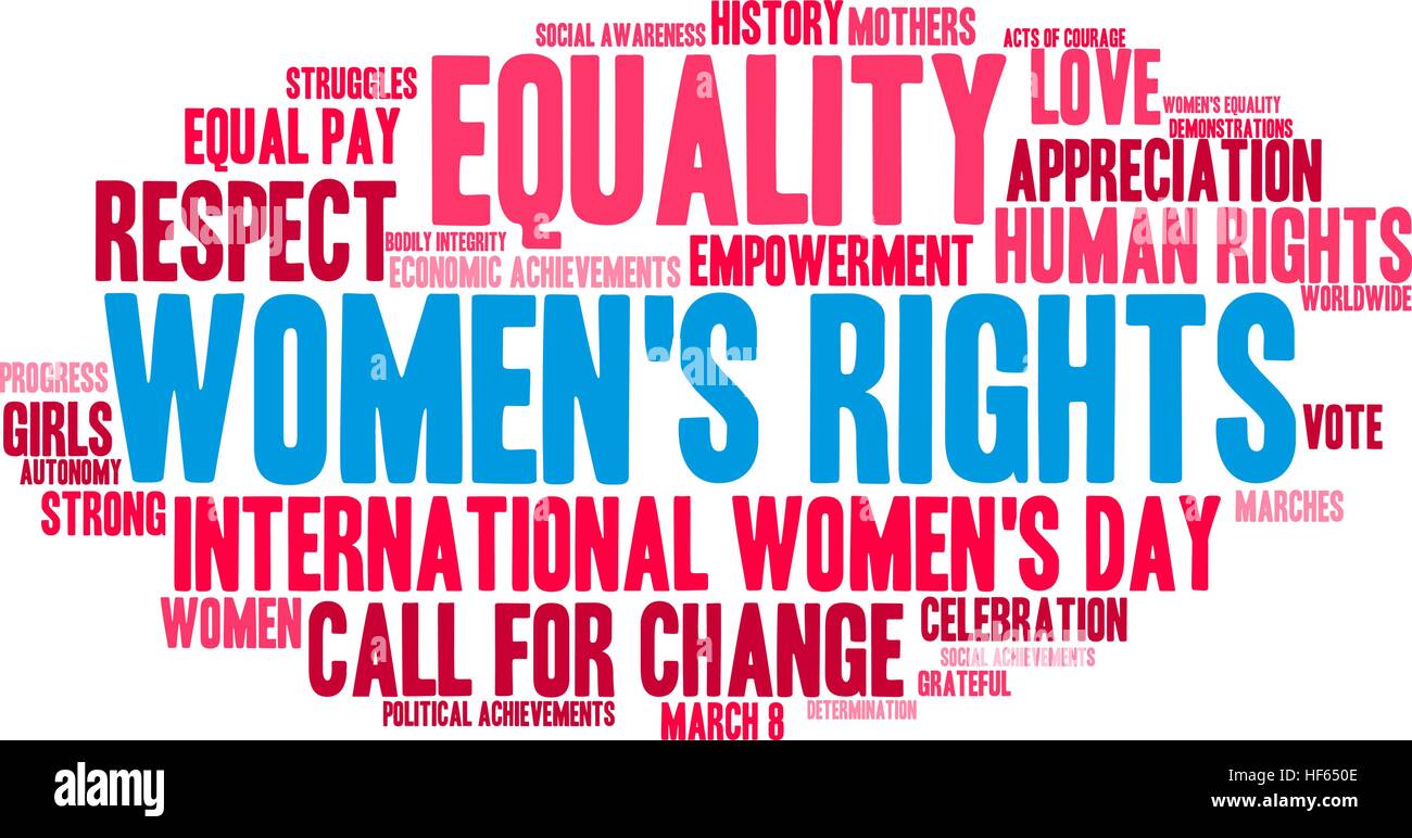 International womens day word cloud hi-res stock photography and images ...
