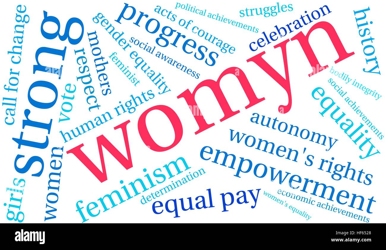 Womyn word cloud on a white background Stock Vector Image & Art - Alamy
