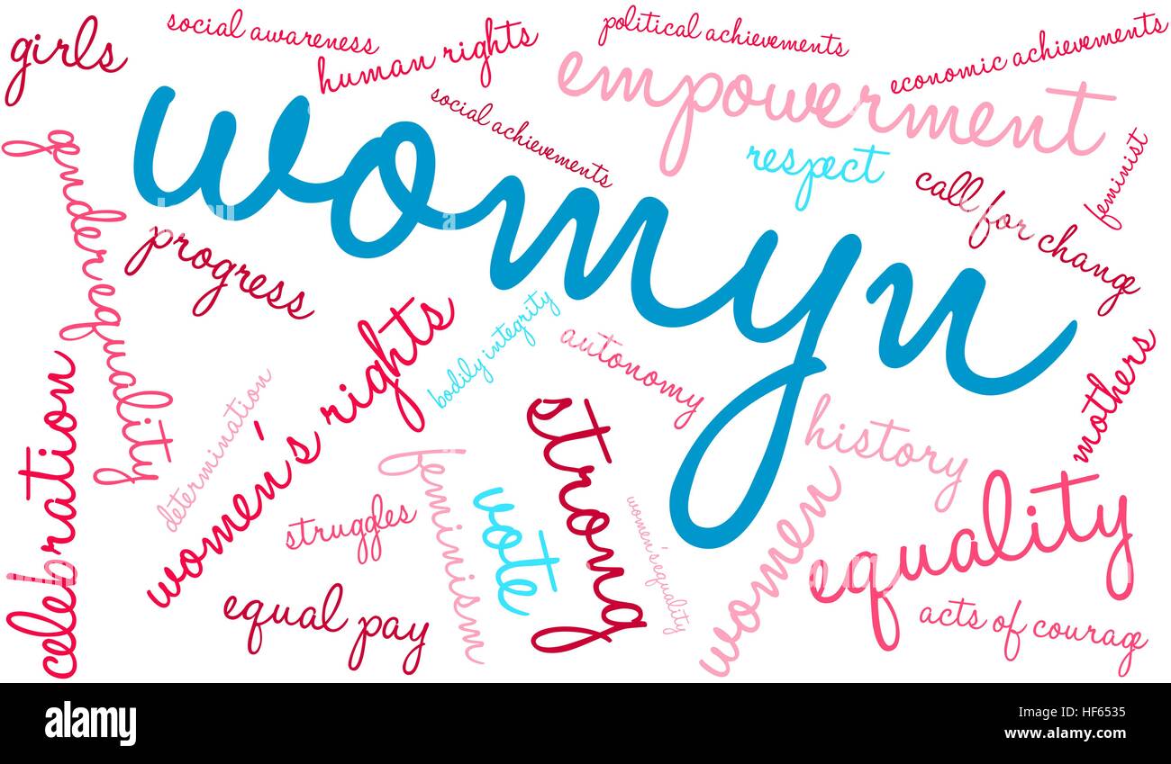 Womyn word cloud on a white background Stock Vector Image & Art - Alamy