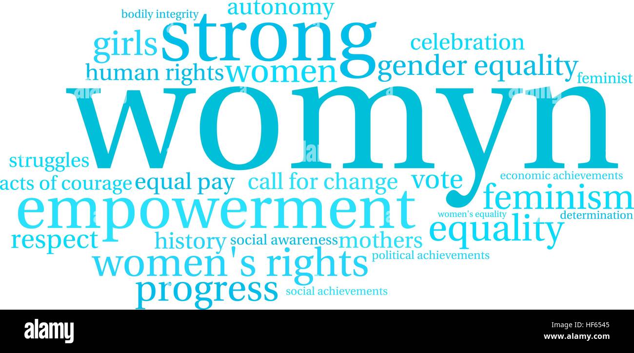 Womyn word cloud on a white background Stock Vector Image & Art - Alamy