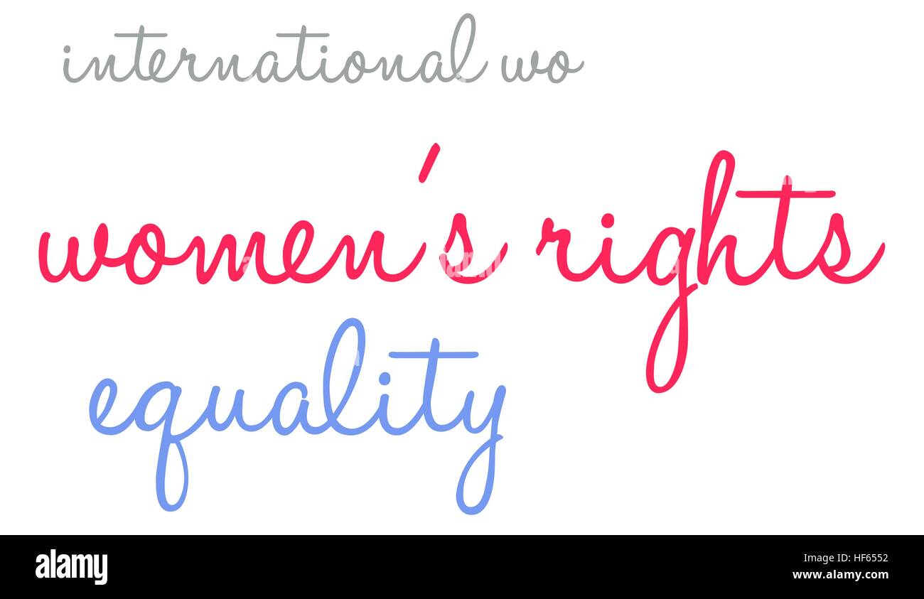 Womens Rights word cloud on a white background Stock Vector Image & Art ...