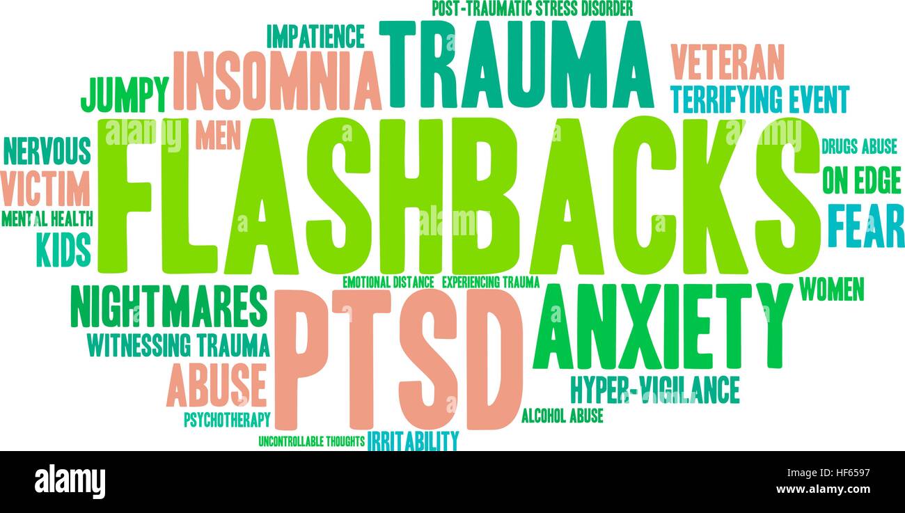 Flashbacks Word Cloud on a white background Stock Vector Image & Art ...