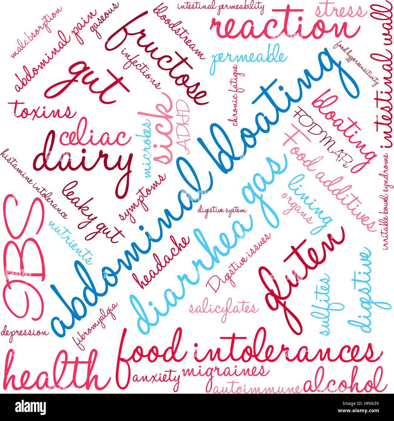 Bloating word cloud on a white background Stock Vector Image & Art - Alamy