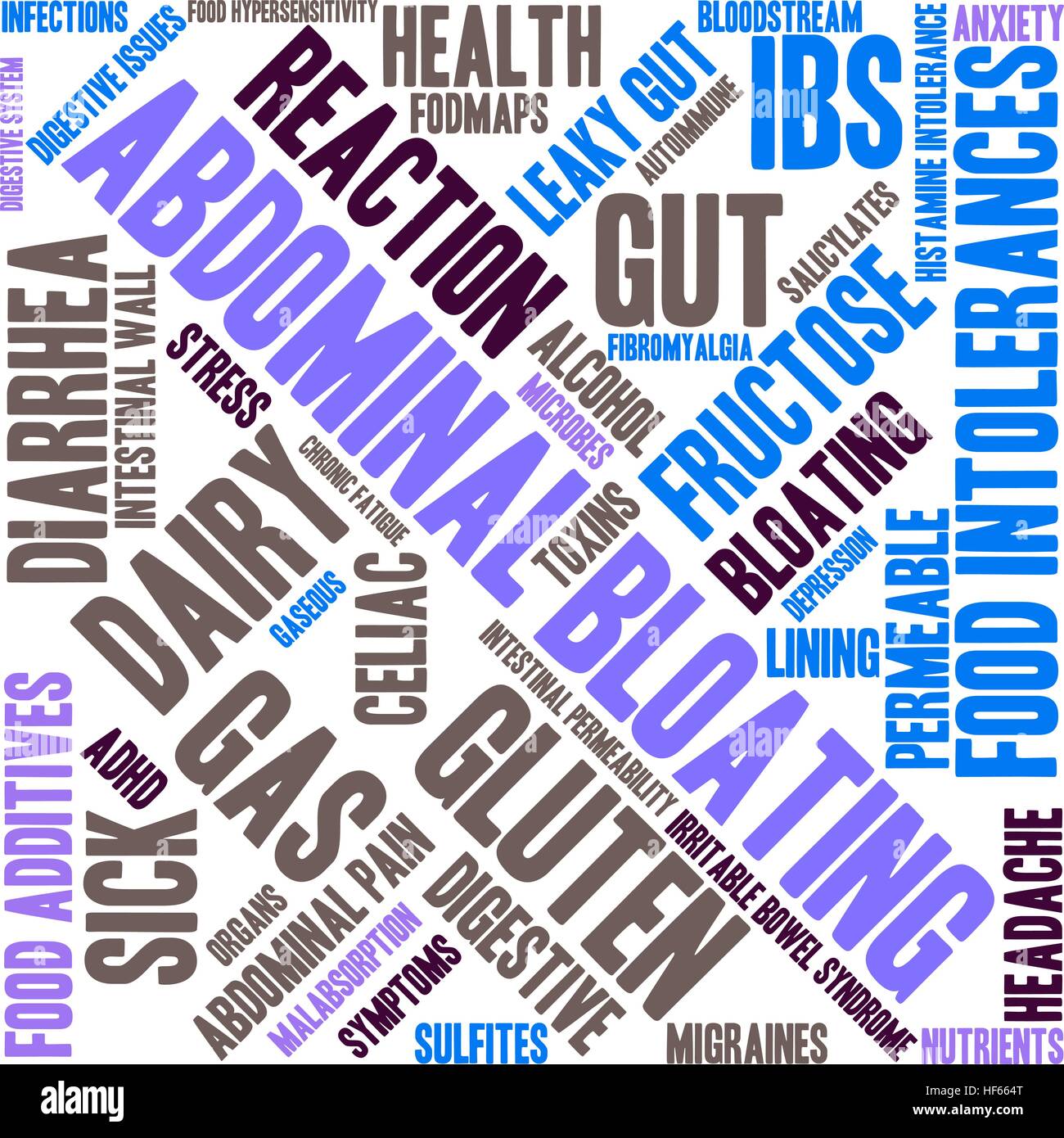 Bloating word cloud on a white background Stock Vector Image & Art - Alamy