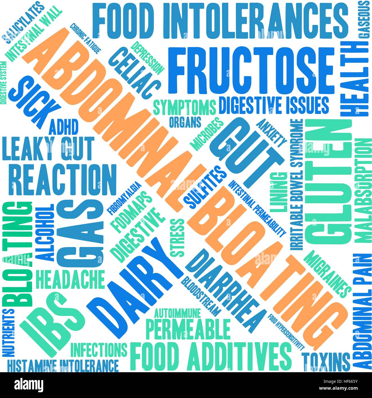 Bloating word cloud on a white background Stock Vector Image & Art - Alamy