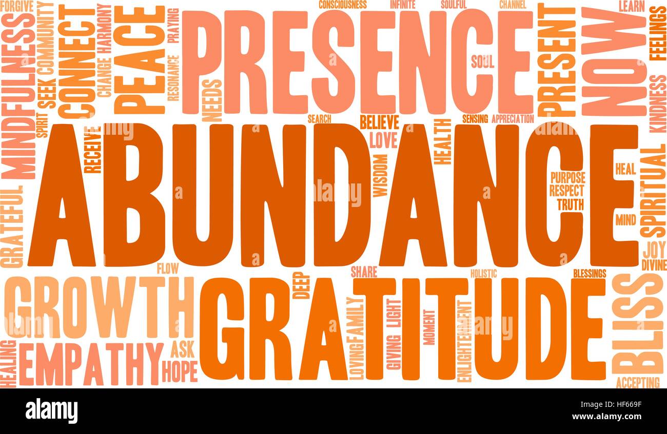 Abundance word cloud on a white background Stock Vector Image & Art - Alamy