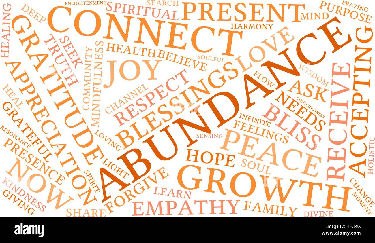 Abundance word cloud on a white background Stock Vector Image & Art - Alamy
