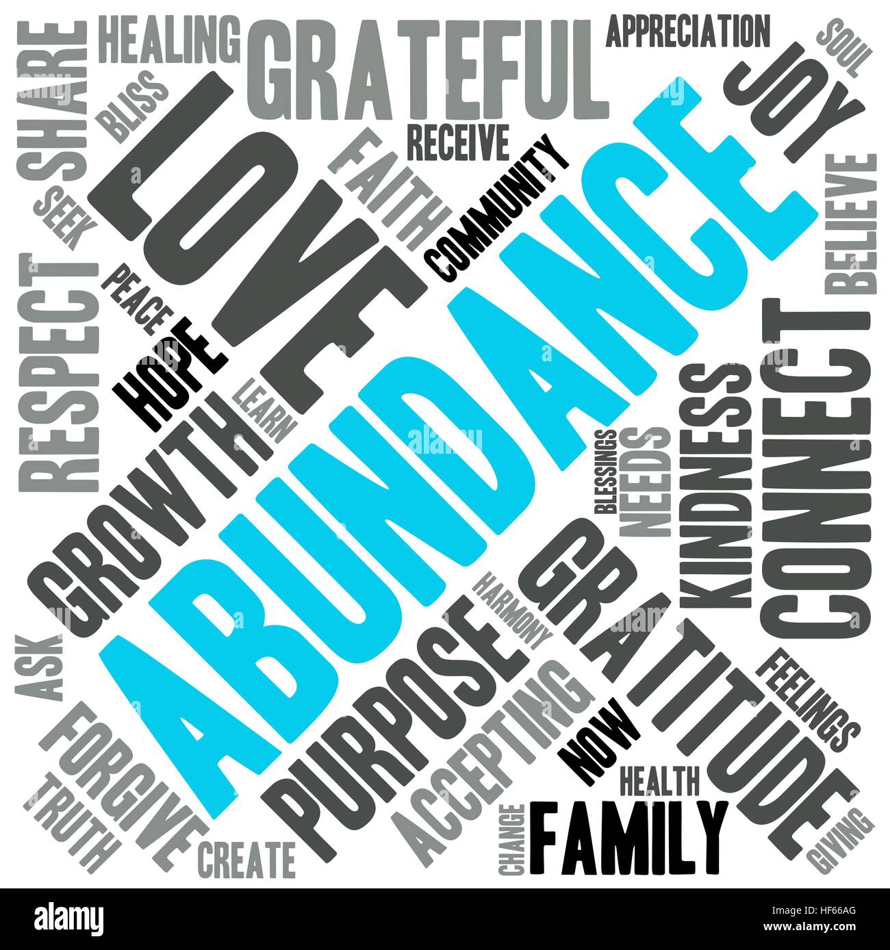 Abundance word cloud on a white background Stock Vector Image & Art - Alamy
