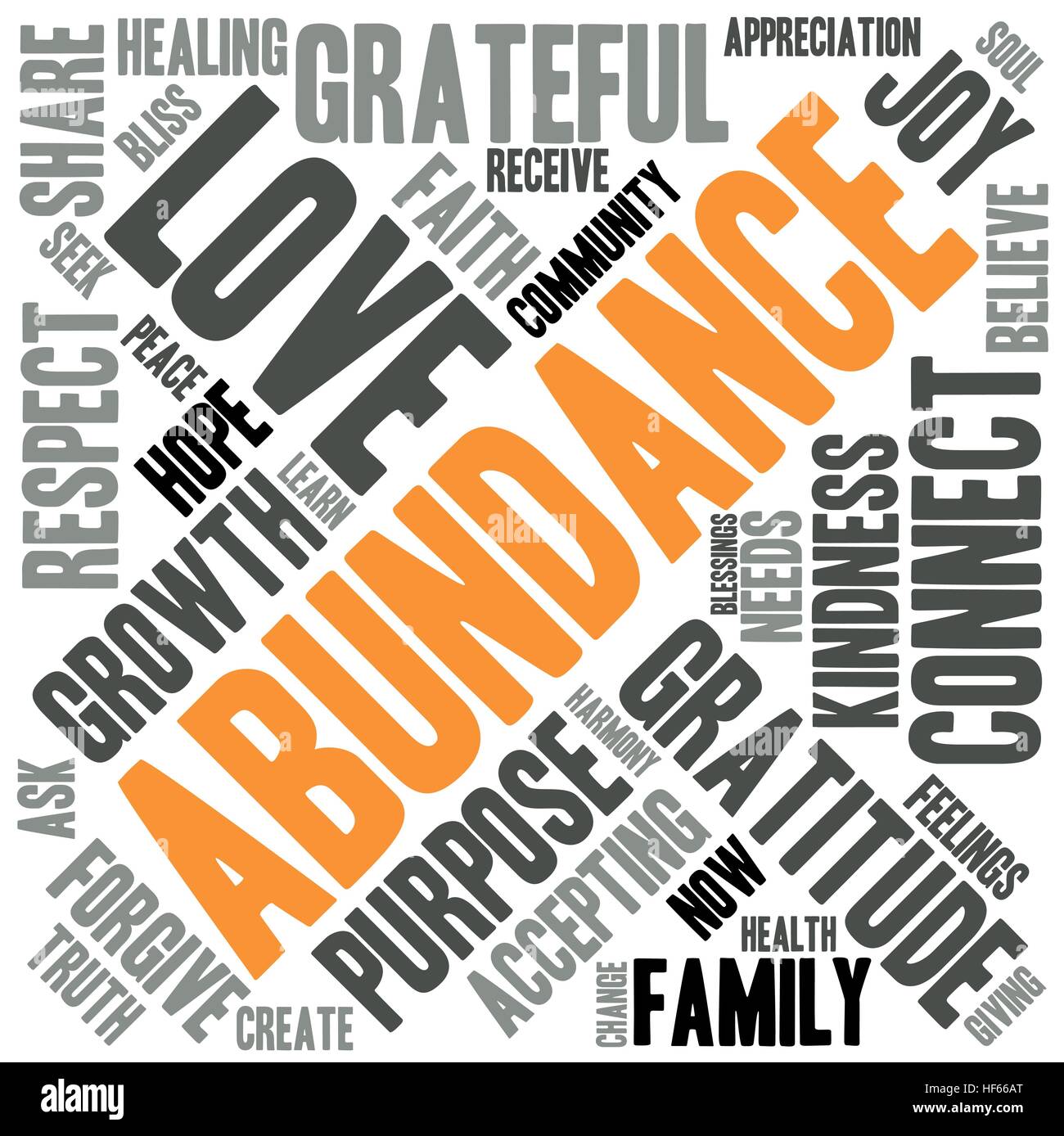 Abundance word cloud on a white background Stock Vector Image & Art - Alamy