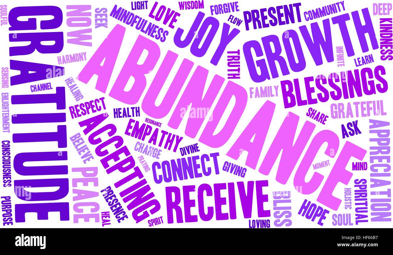 Abundance word cloud on a white background Stock Vector Image & Art - Alamy