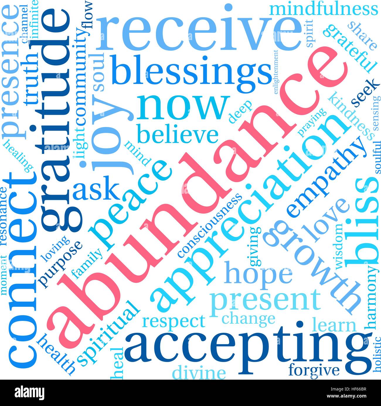 Abundance word cloud on a white background Stock Vector Image & Art - Alamy