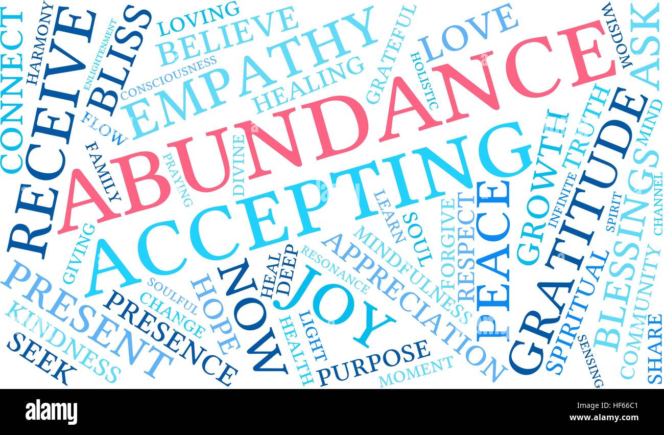 Abundance word cloud on a white background Stock Vector Image & Art - Alamy