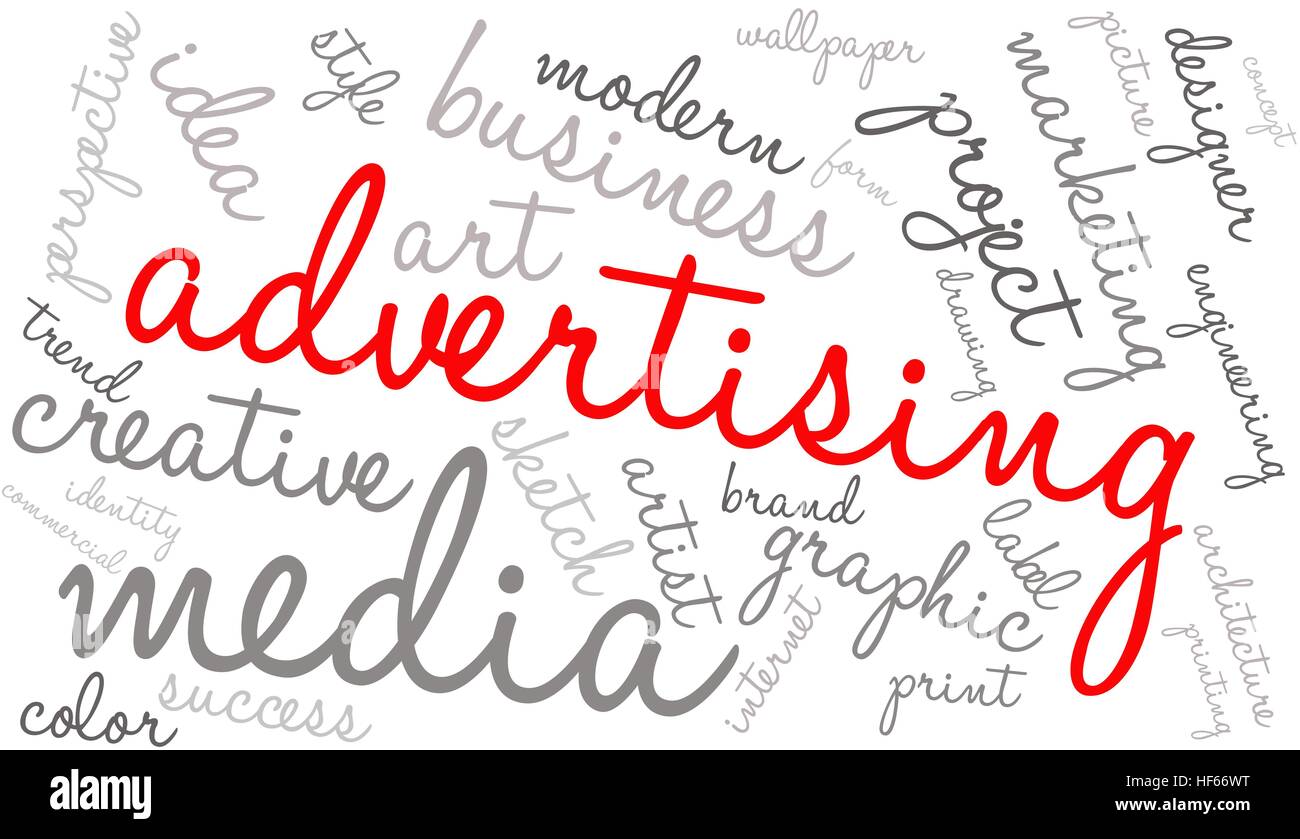 Creative word cloud on a white background Stock Vector Image & Art - Alamy