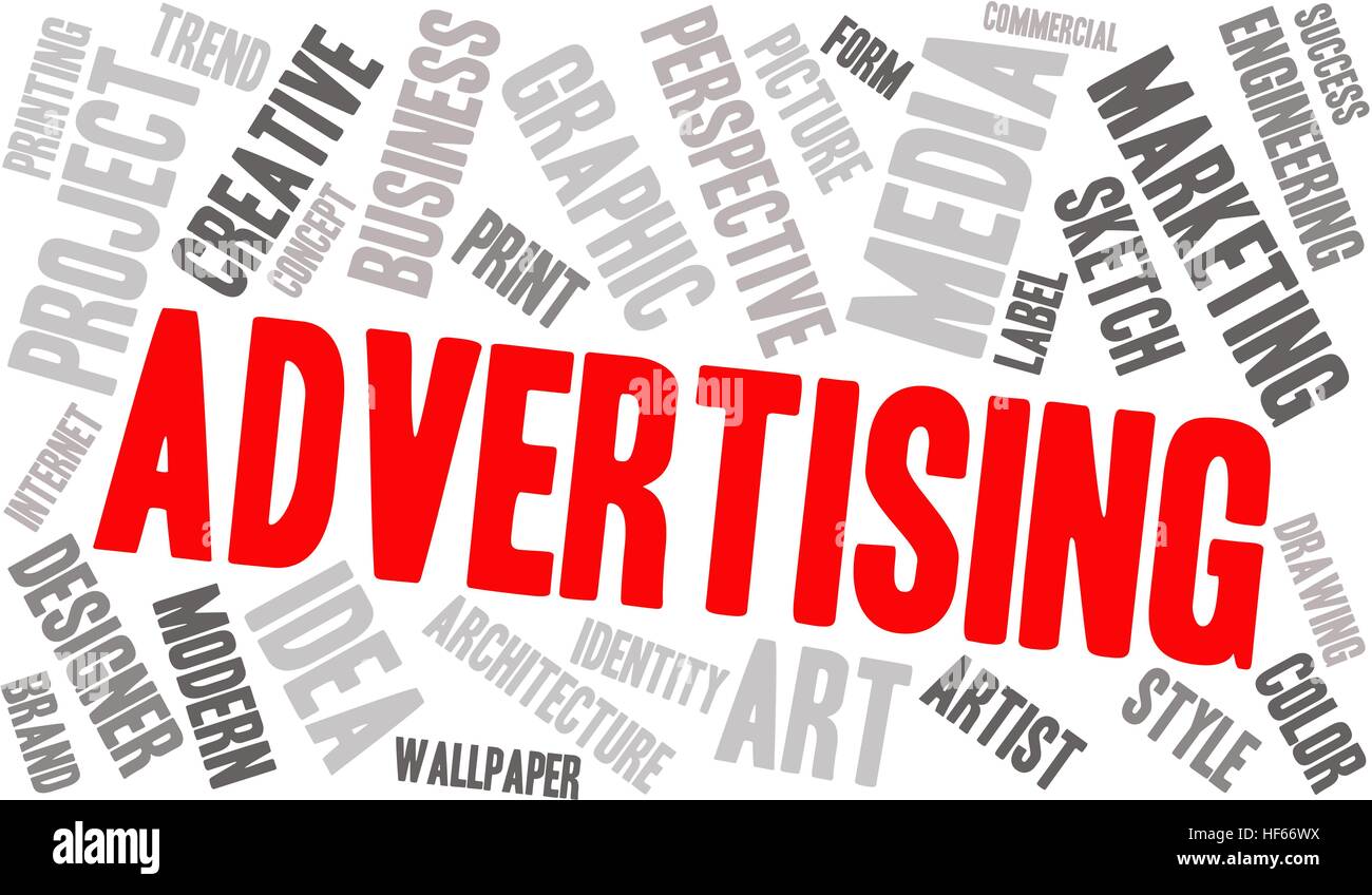 Creative word cloud on a white background Stock Vector Image & Art - Alamy