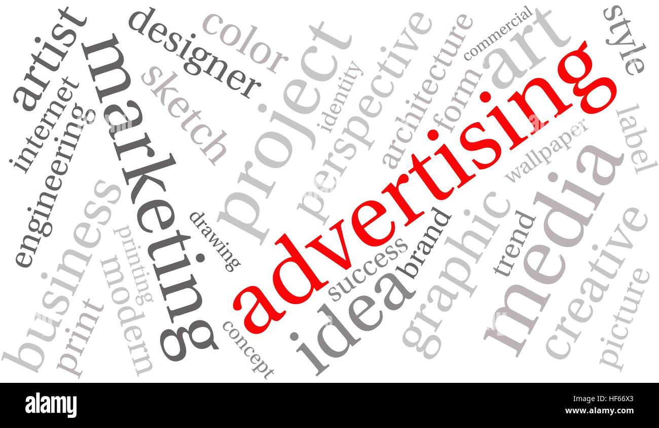 Creative word cloud on a white background Stock Vector Image & Art - Alamy