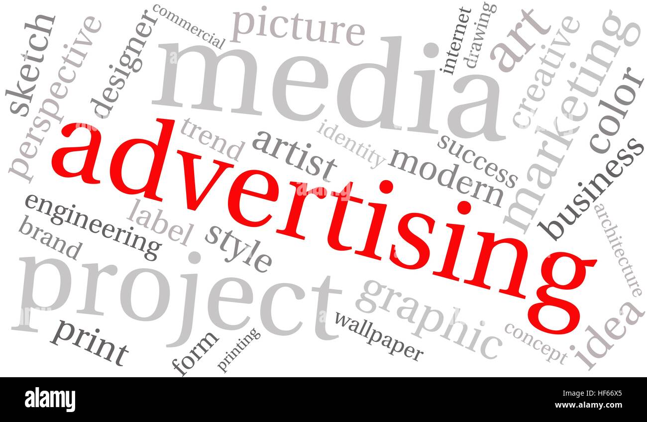 Creative word cloud on a white background Stock Vector Image & Art - Alamy