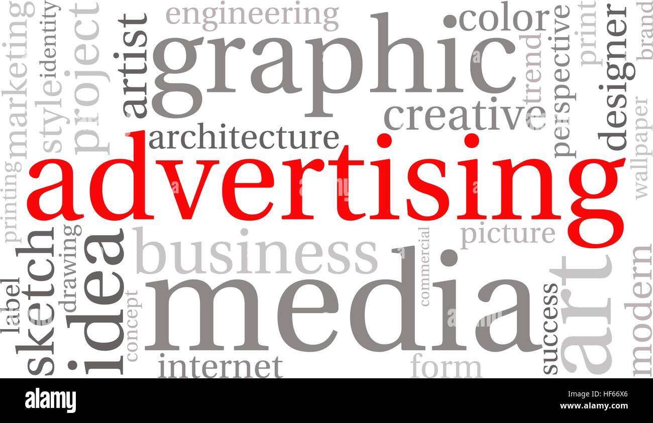 Creative word cloud on a white background Stock Vector Image & Art - Alamy