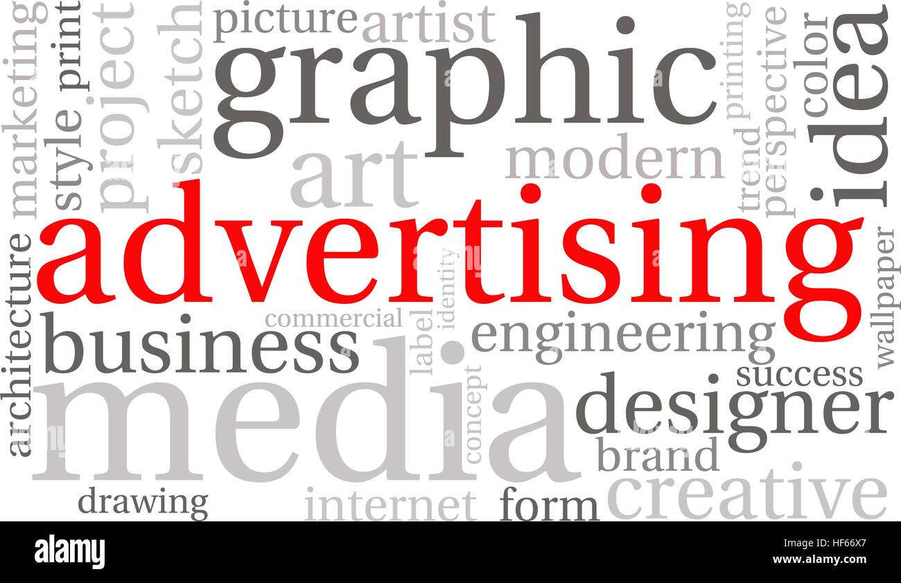 Creative word cloud on a white background Stock Vector Image & Art - Alamy
