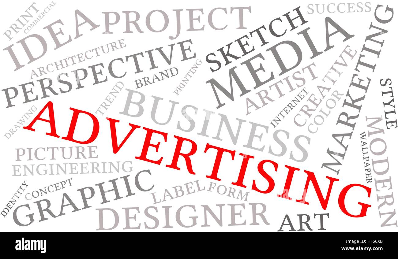 Creative word cloud on a white background Stock Vector Image & Art - Alamy