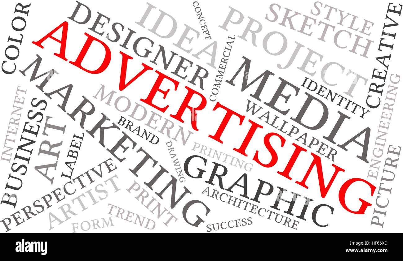 Creative word cloud on a white background Stock Vector Image & Art - Alamy