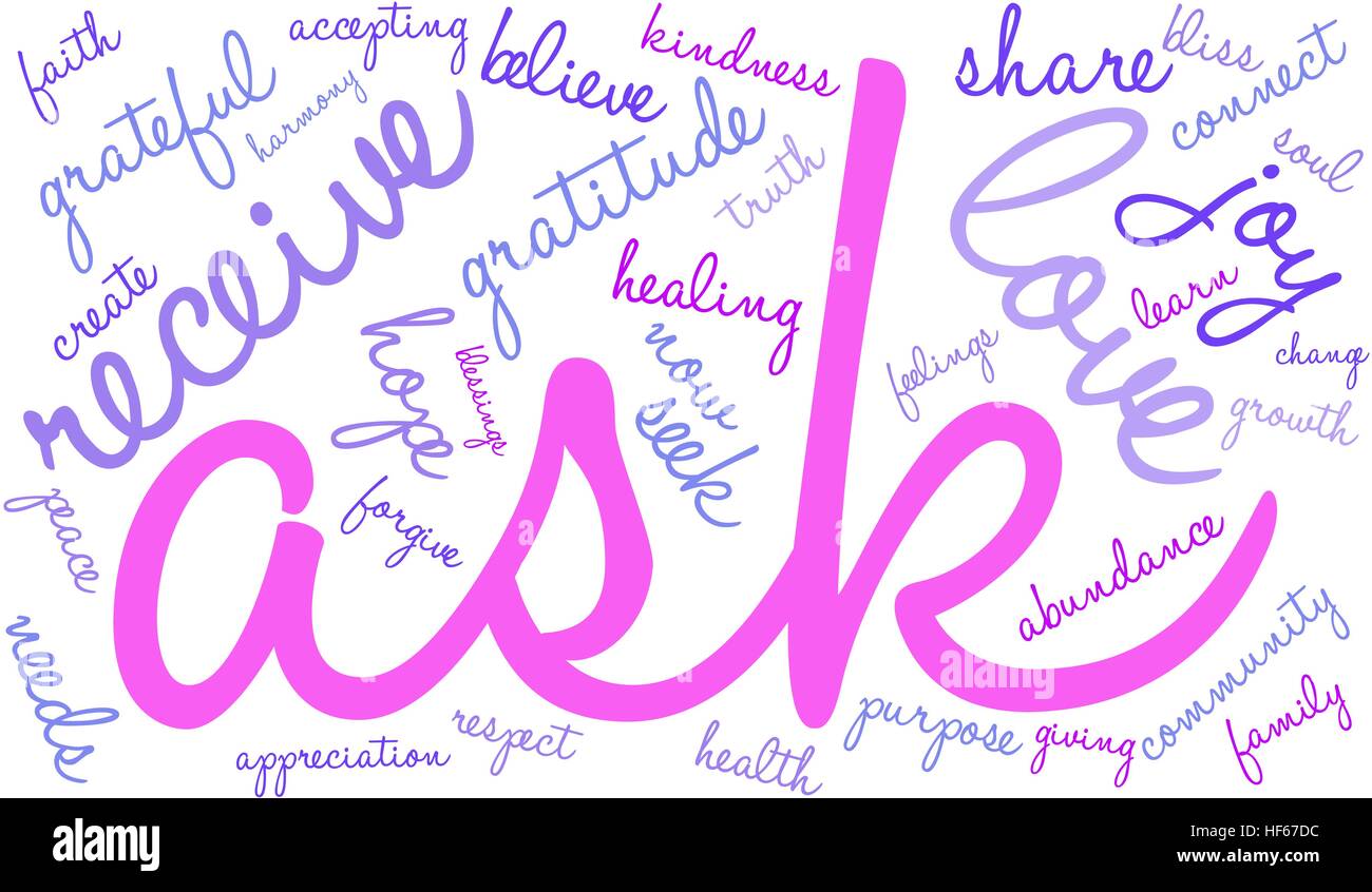 Ask word cloud on a white background Stock Vector Image & Art - Alamy