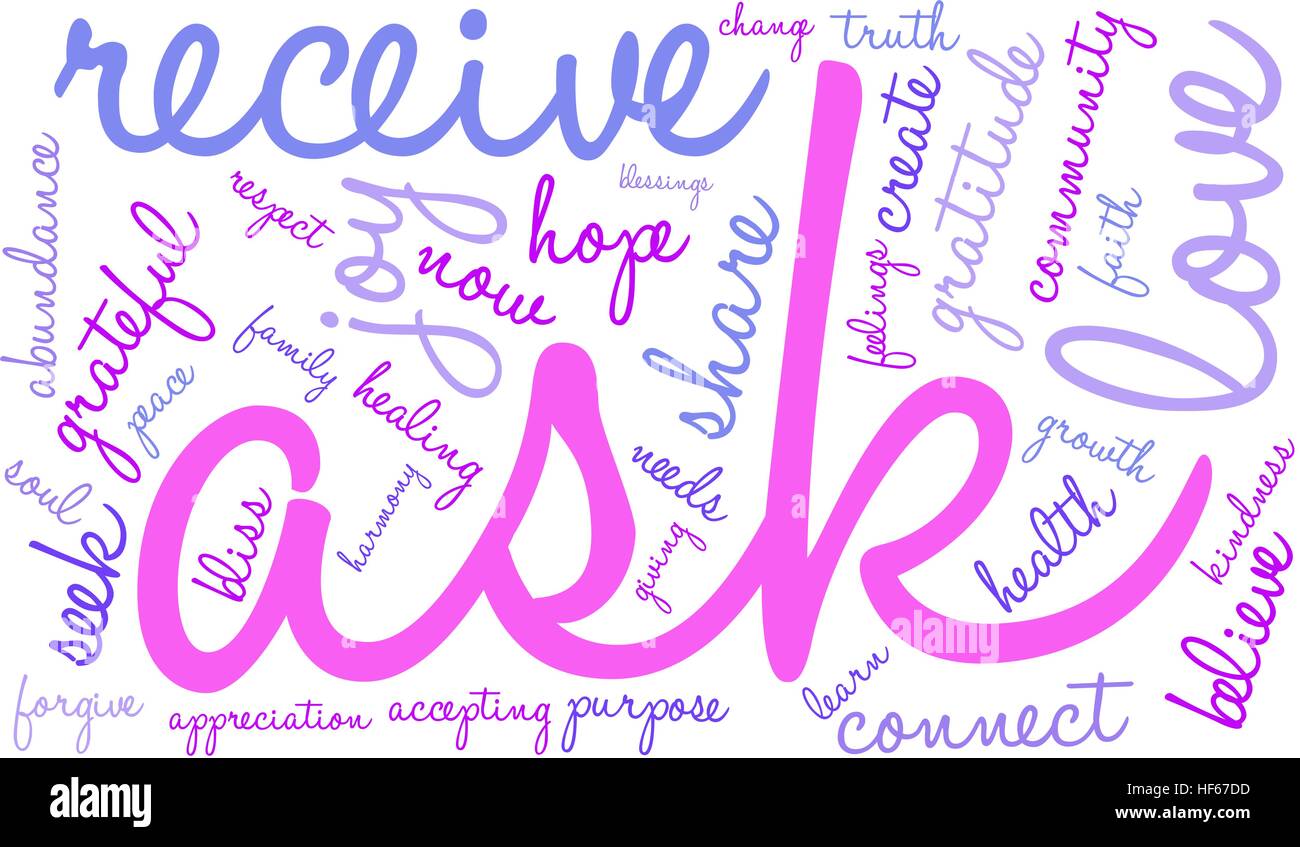 Ask word cloud on a white background Stock Vector Image & Art - Alamy