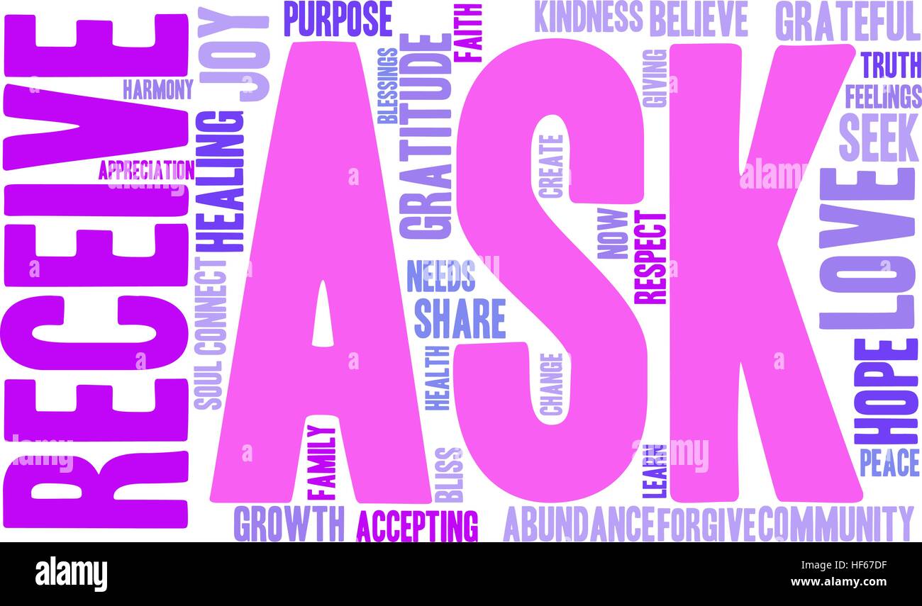 Ask word cloud on a white background Stock Vector Image & Art - Alamy