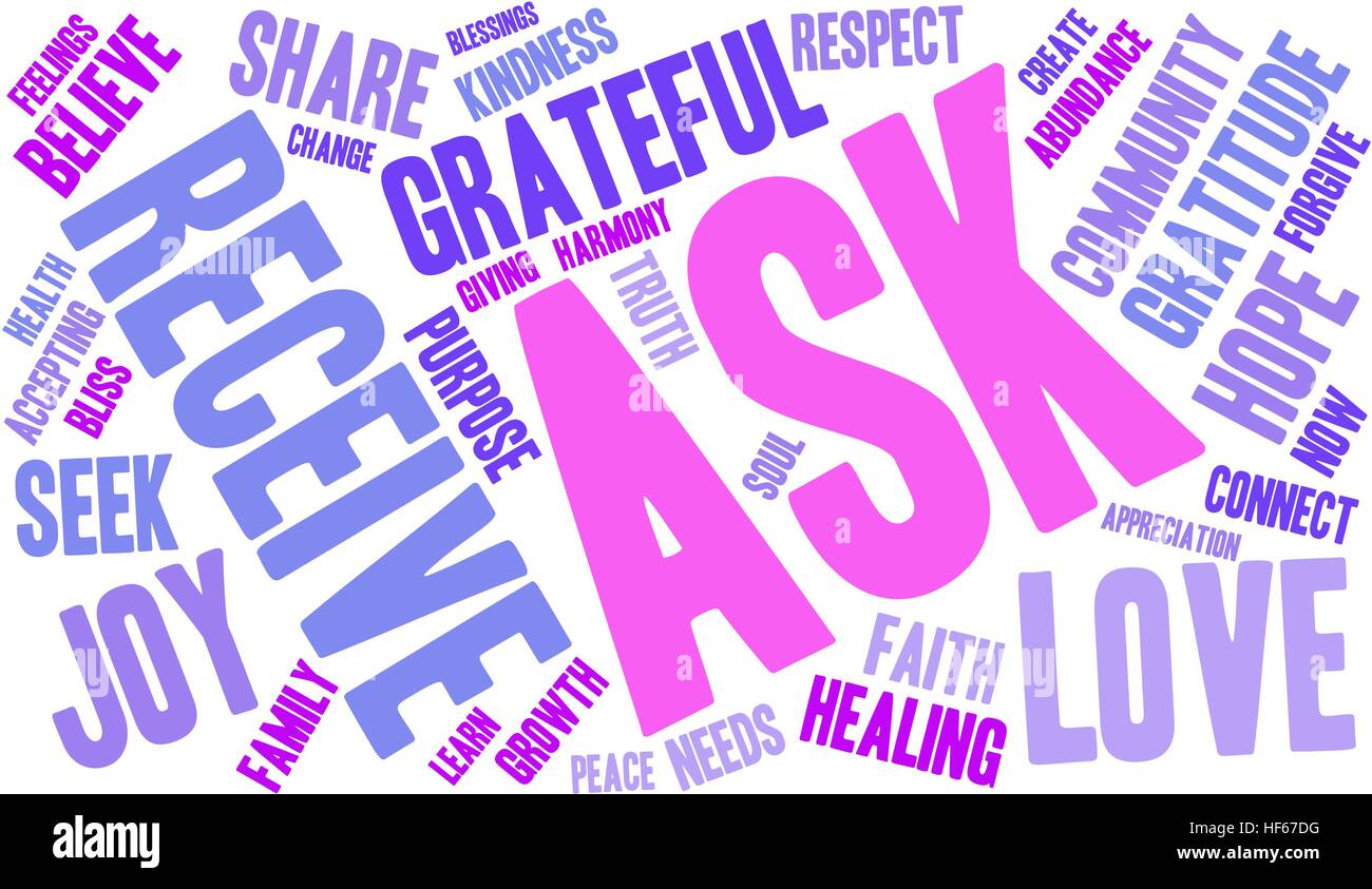 Ask word cloud on a white background Stock Vector Image & Art - Alamy