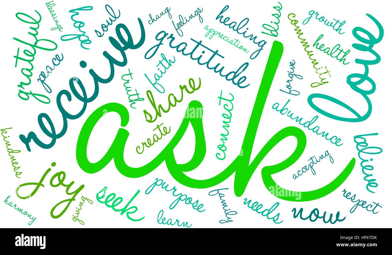 Ask word cloud on a white background Stock Vector Image & Art - Alamy