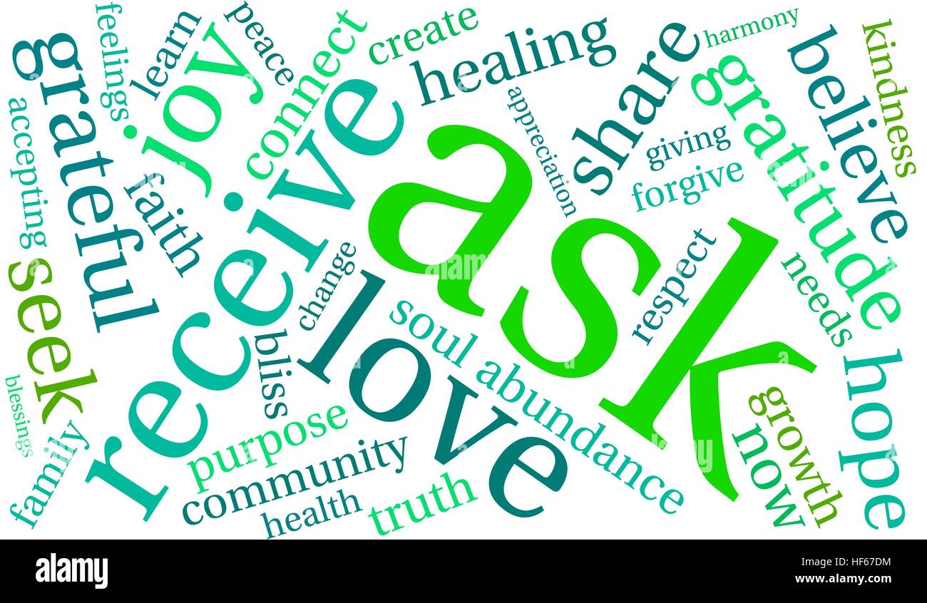 Ask word cloud on a white background Stock Vector Image & Art - Alamy