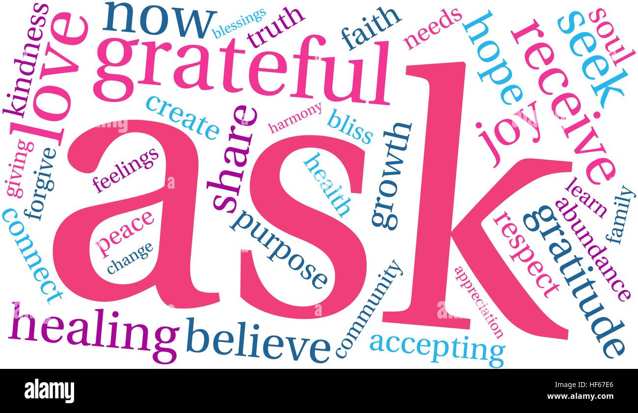 Ask word cloud on a white background Stock Vector Image & Art - Alamy