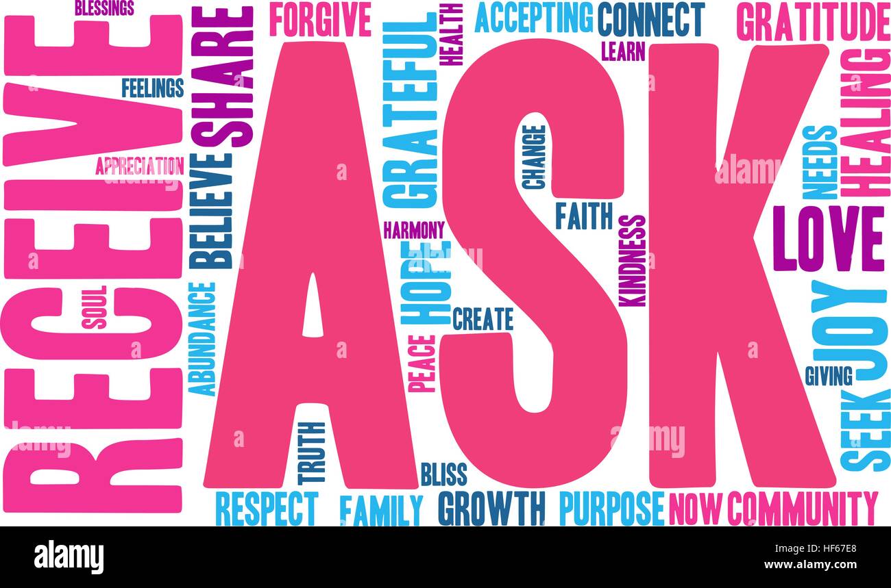 Ask word cloud on a white background Stock Vector Image & Art - Alamy