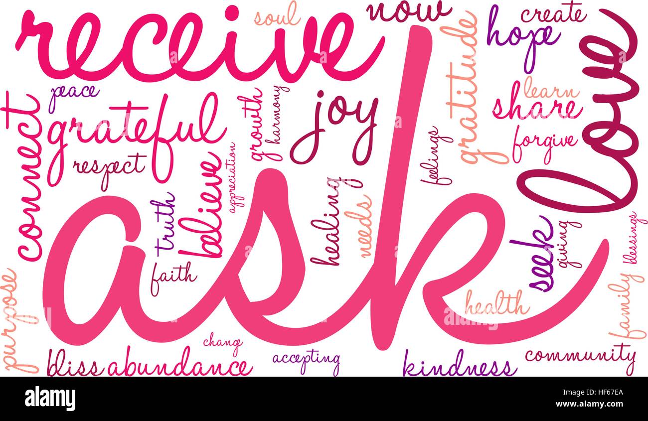 Ask word cloud on a white background Stock Vector Image & Art - Alamy