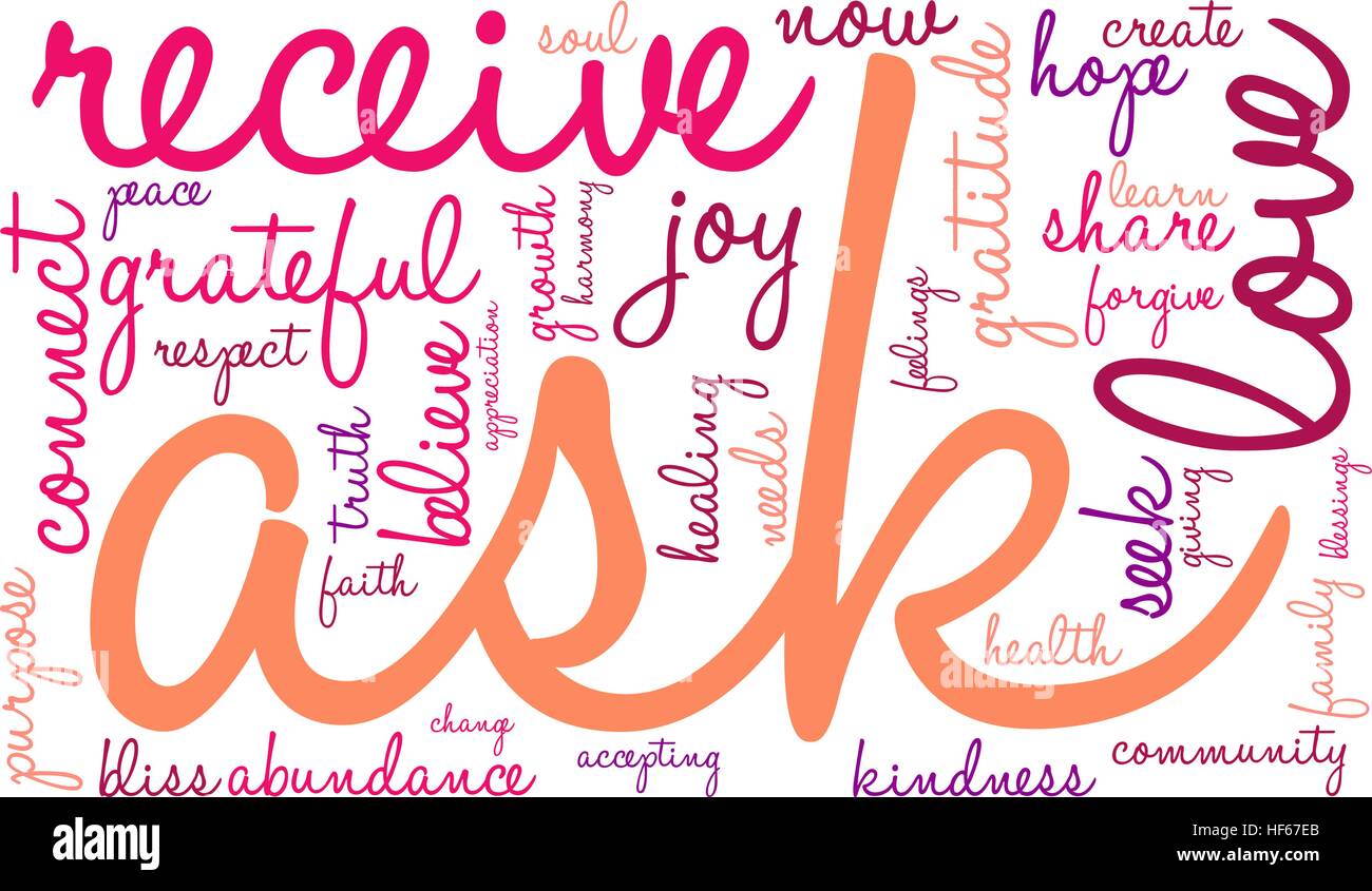 Ask word cloud on a white background Stock Vector Image & Art - Alamy