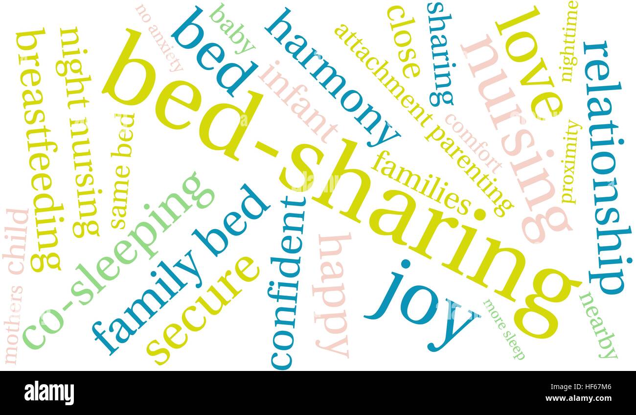 Bed-Sharing word cloud on a white background Stock Vector Image & Art ...
