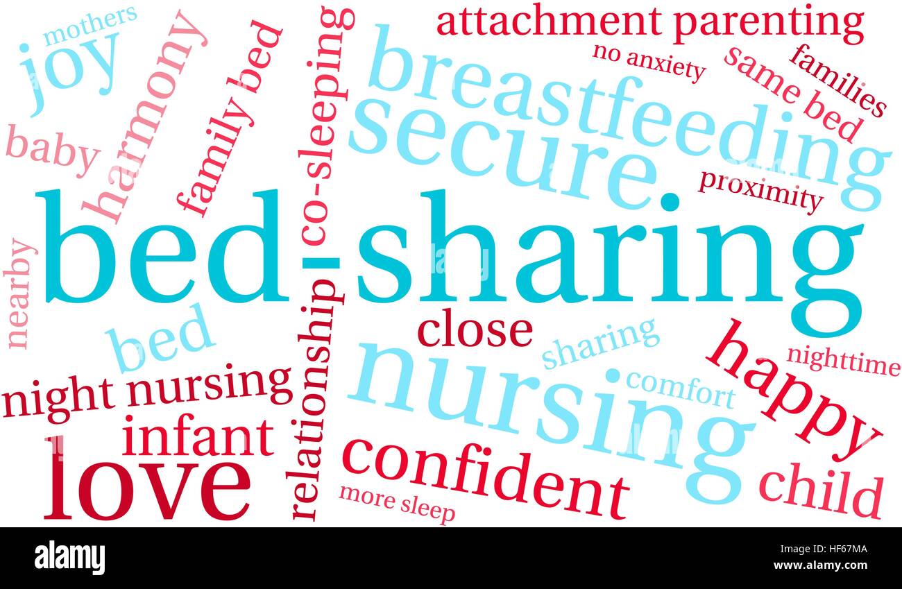 Bed-Sharing word cloud on a white background Stock Vector Image & Art ...