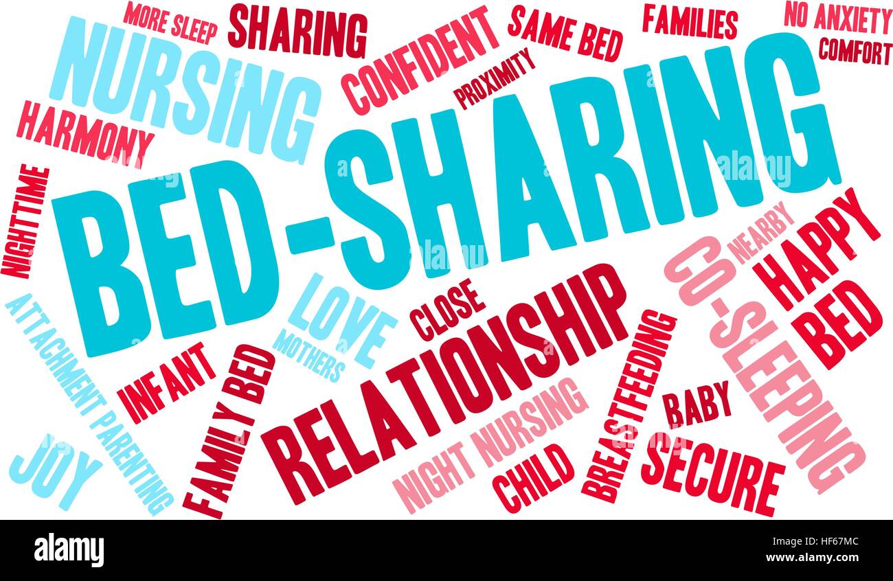 Bed-Sharing word cloud on a white background Stock Vector Image & Art ...
