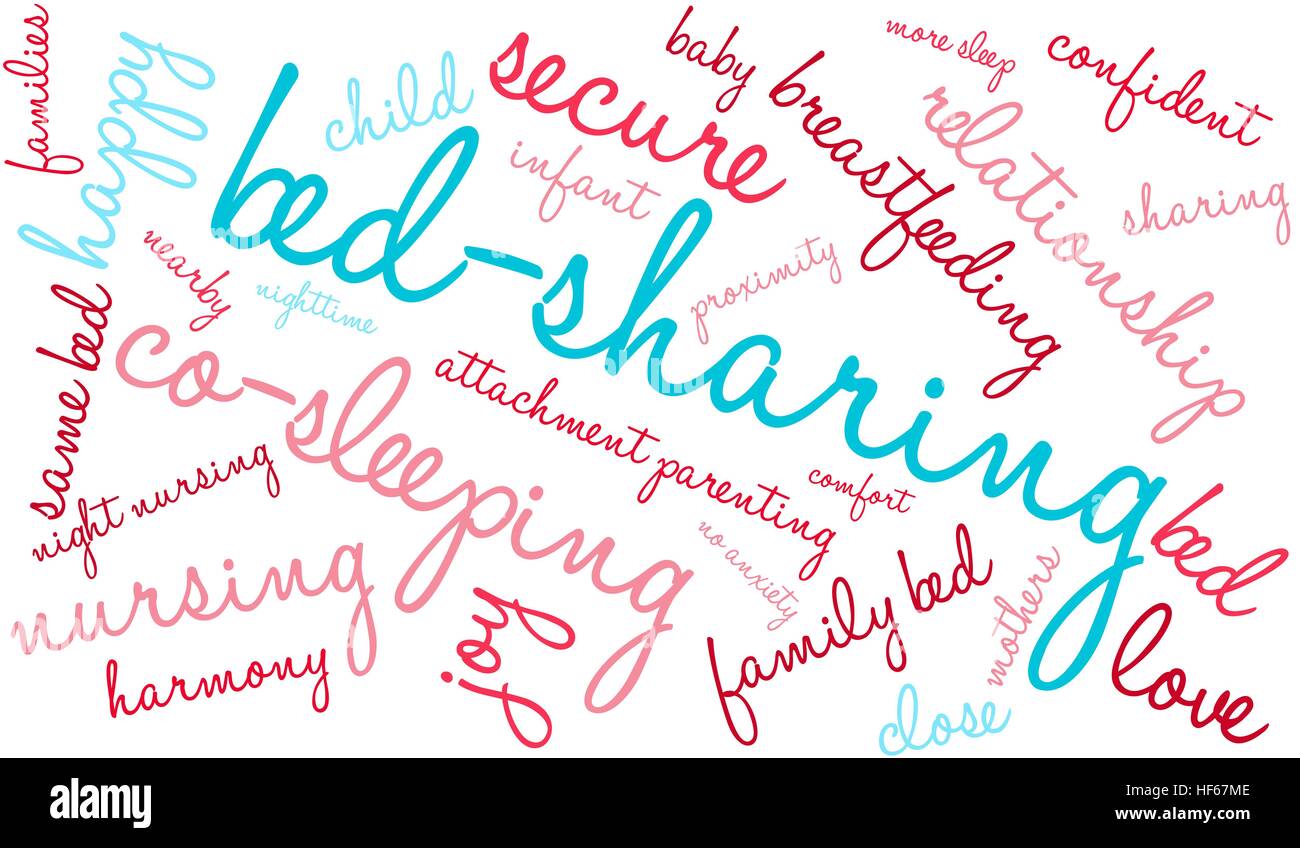 Bed-Sharing word cloud on a white background Stock Vector Image & Art ...