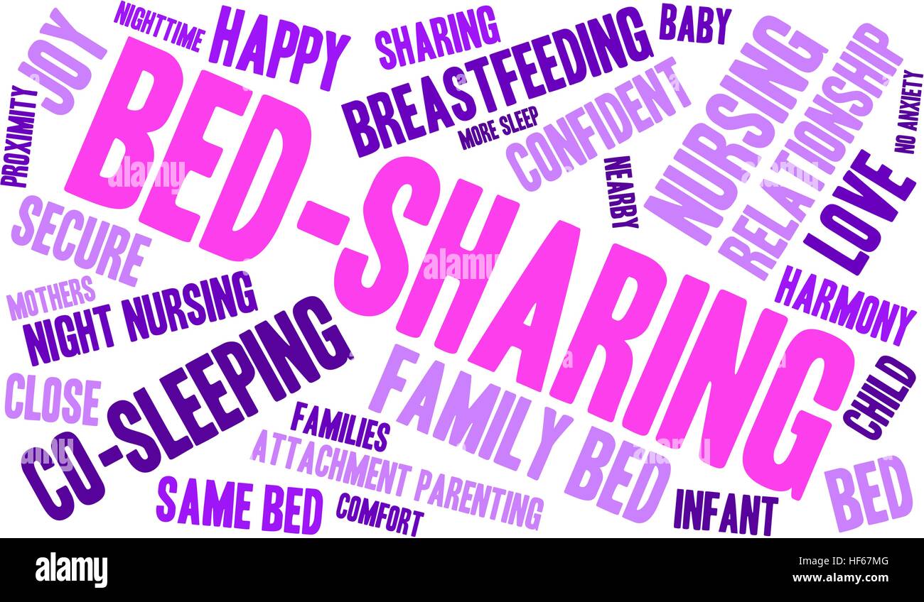 Bed-Sharing word cloud on a white background Stock Vector Image & Art ...