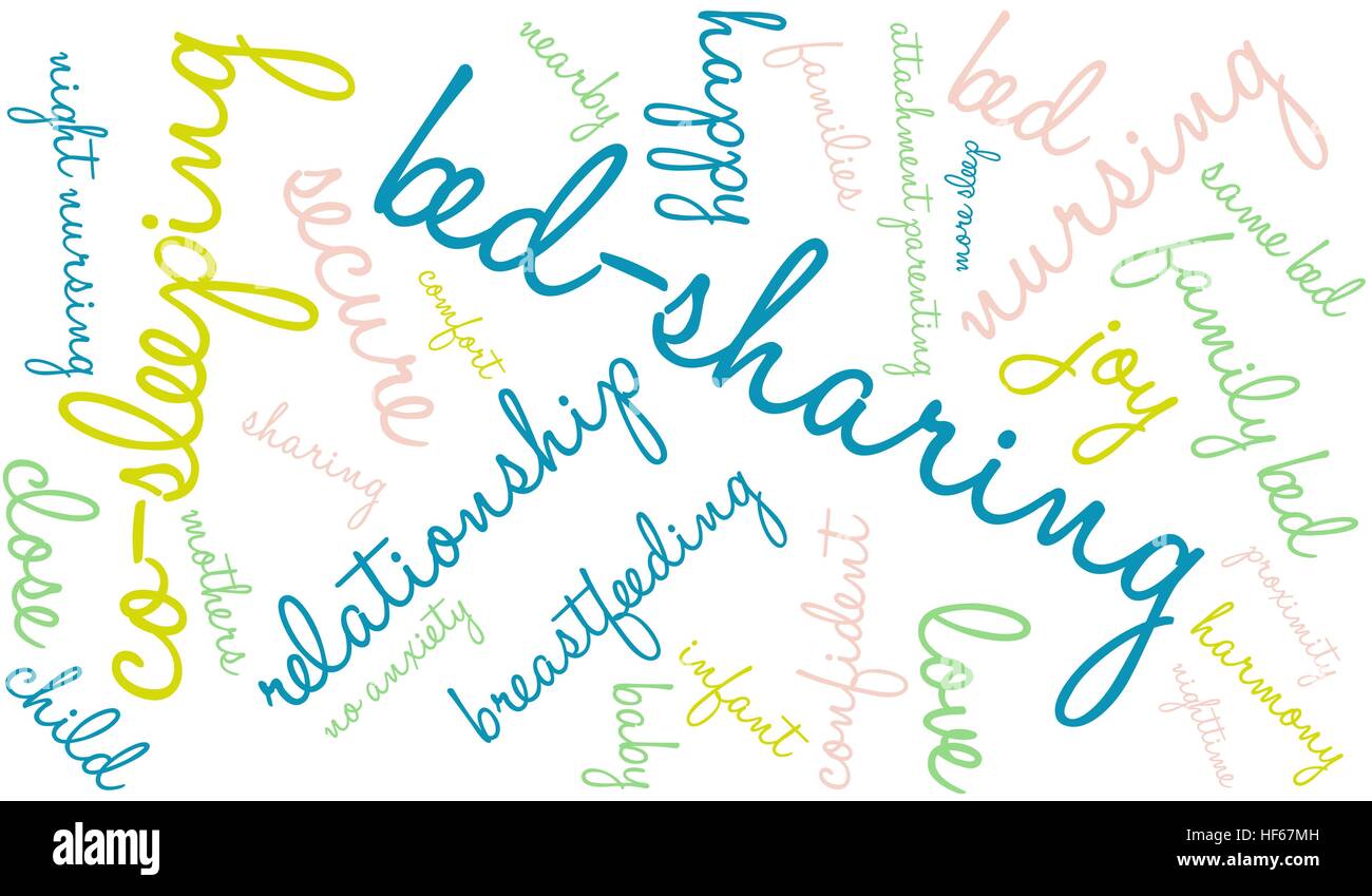 Bed-Sharing word cloud on a white background Stock Vector Image & Art ...