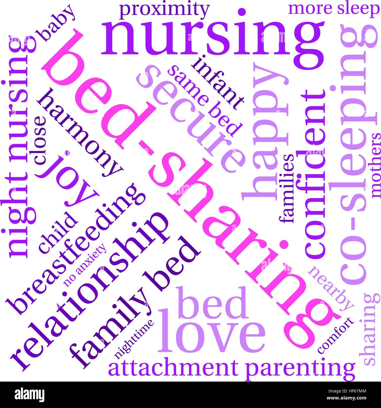 Family sharing bed Stock Vector Images - Alamy