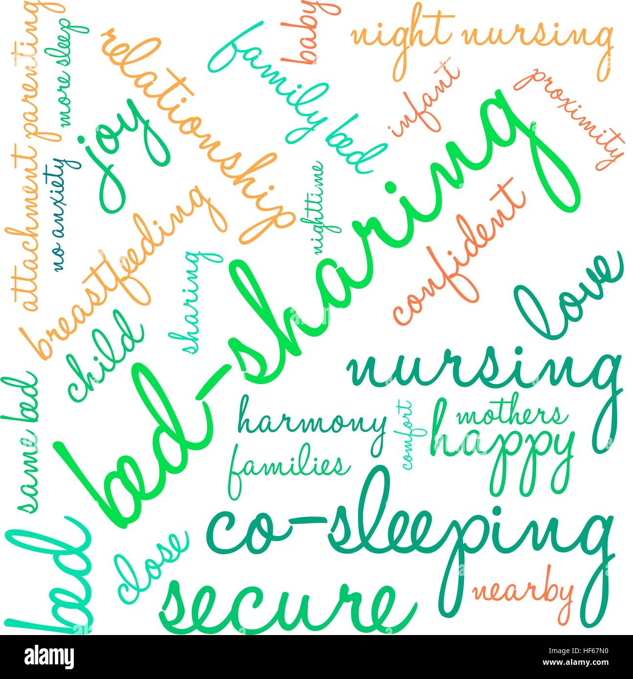 Bed-Sharing word cloud on a white background Stock Vector Image & Art ...