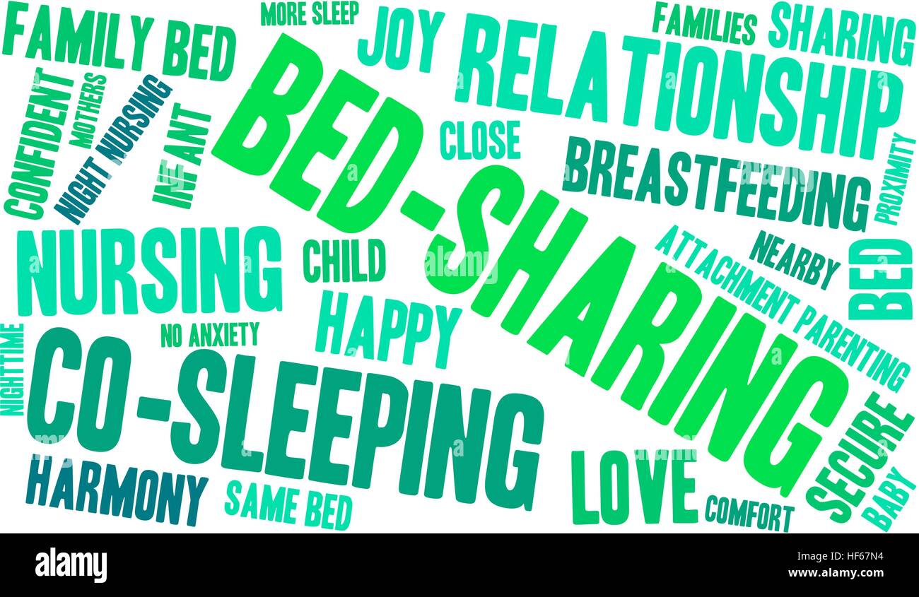 Bed-Sharing word cloud on a white background Stock Vector Image & Art ...