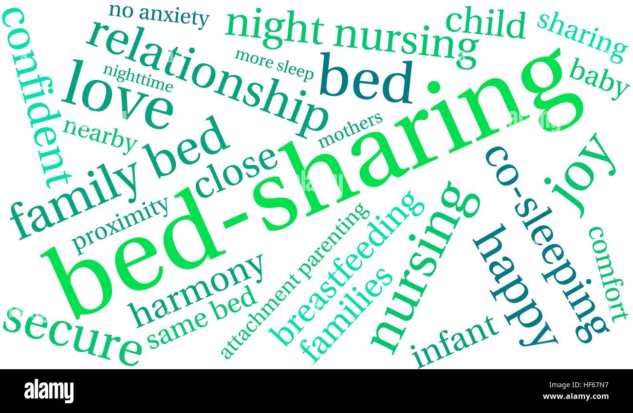 Bed-Sharing word cloud on a white background Stock Vector Image & Art ...