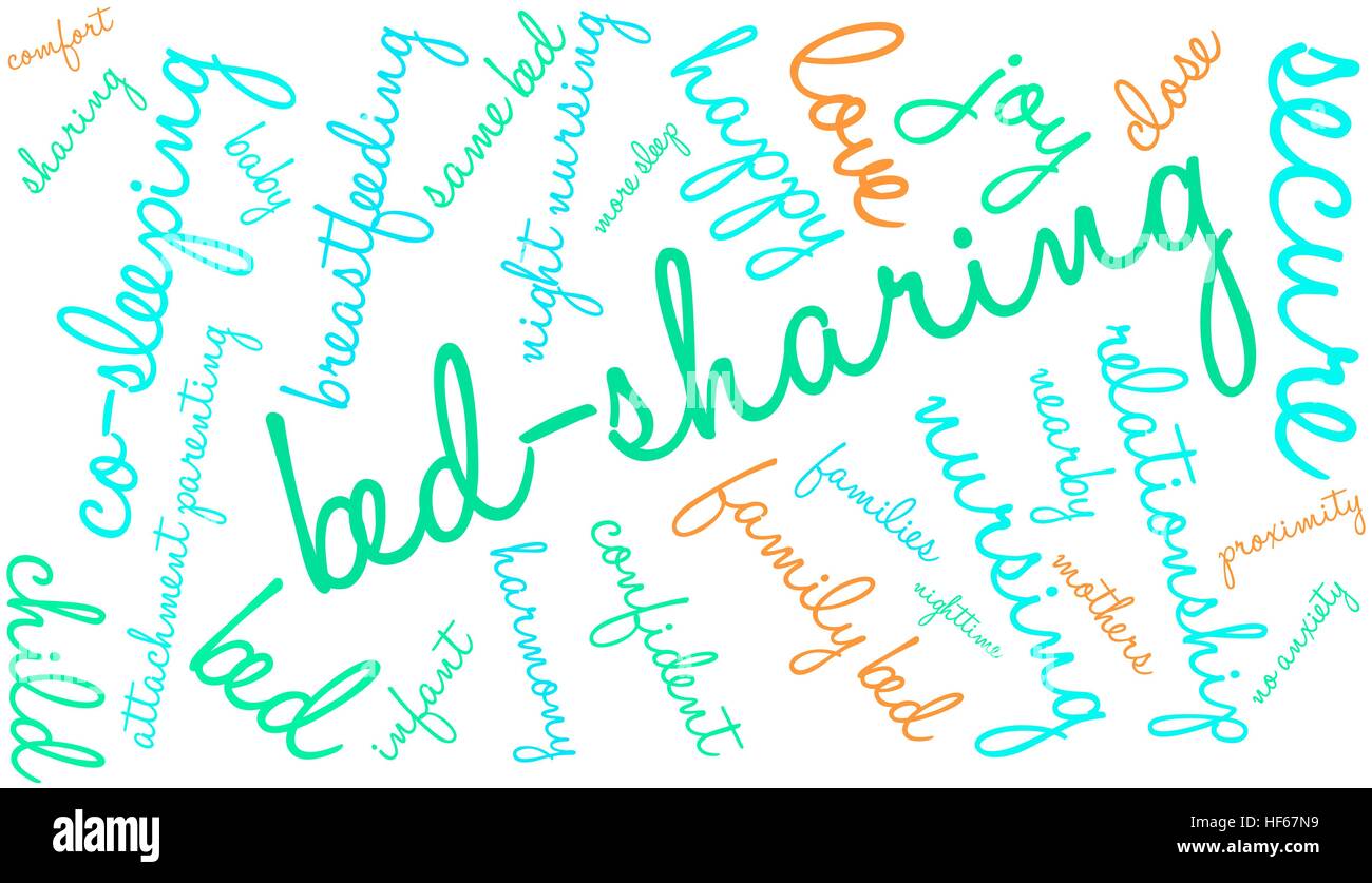Bed-Sharing word cloud on a white background Stock Vector Image & Art ...