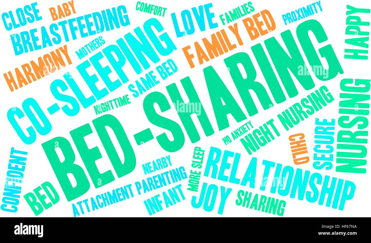 Bed-Sharing word cloud on a white background Stock Vector Image & Art ...